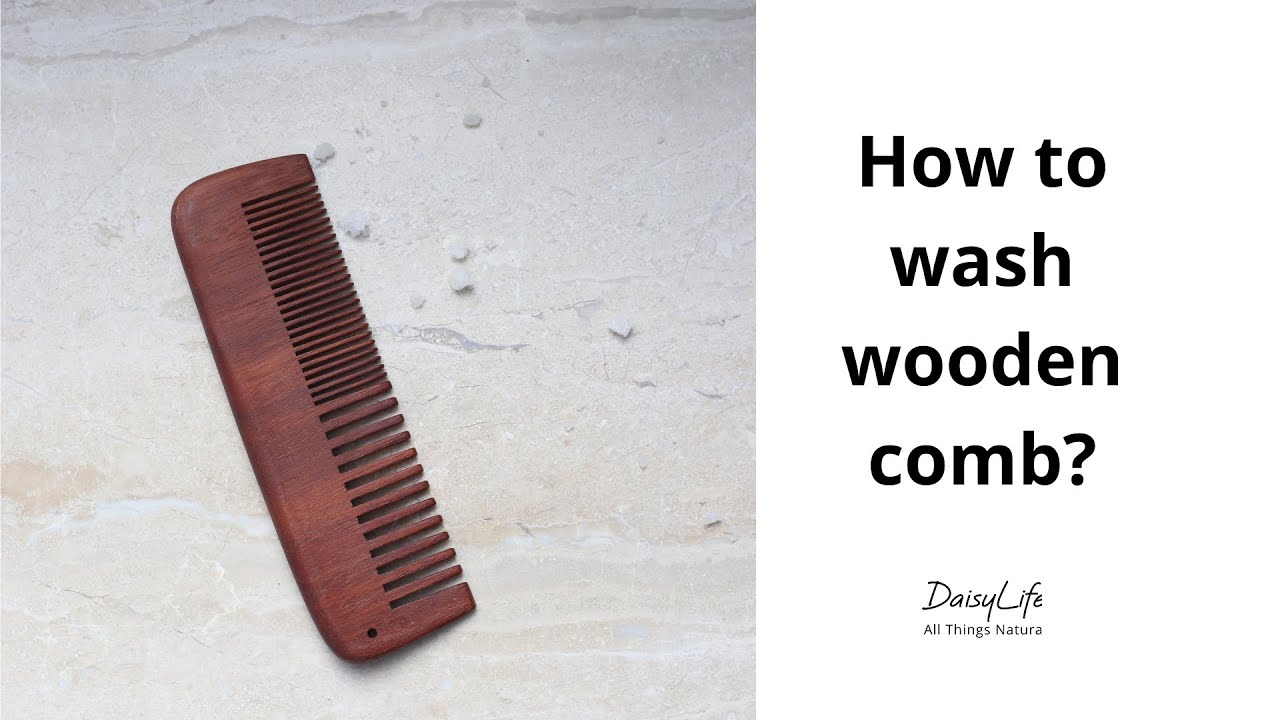 How to clean a wooden comb? #woodencomb - YouTube
