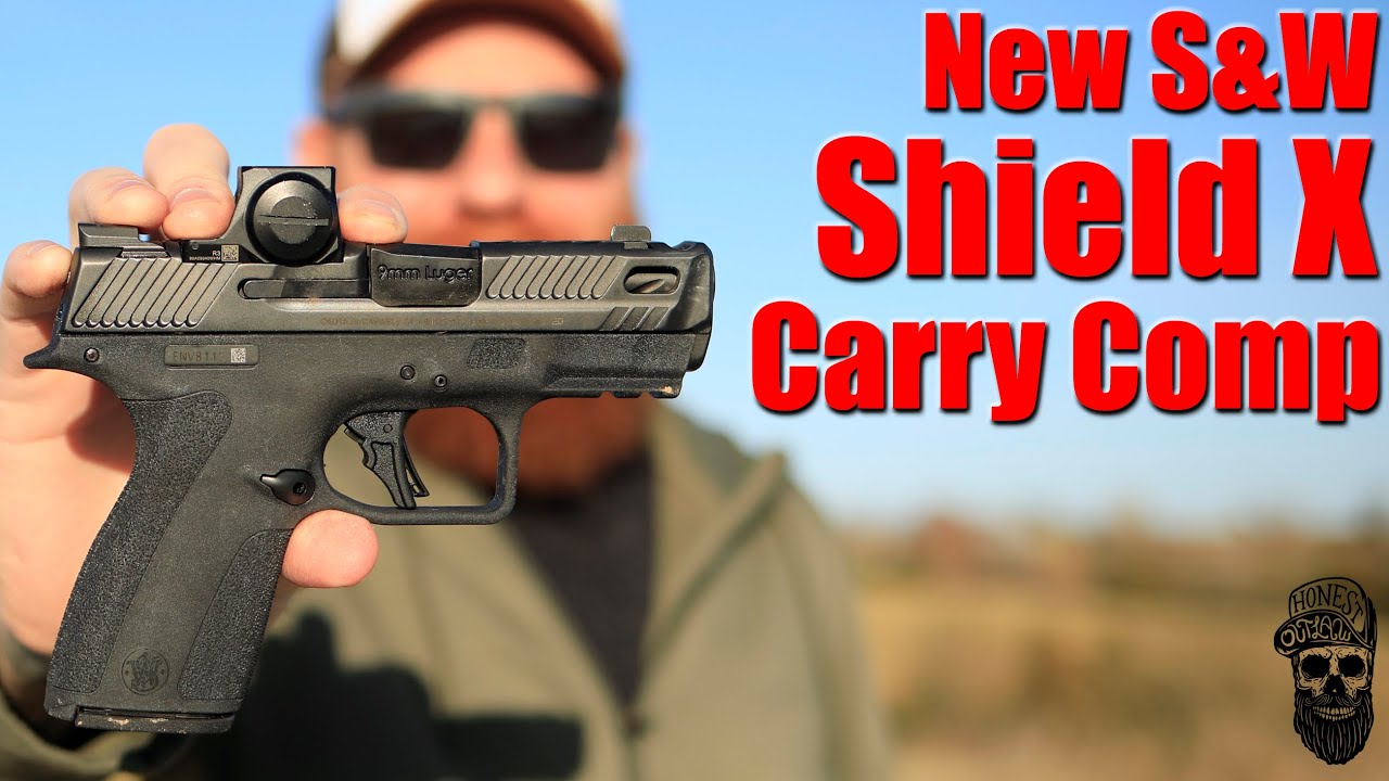 New S&W Shield X Carry Comp First Shots - YouTube