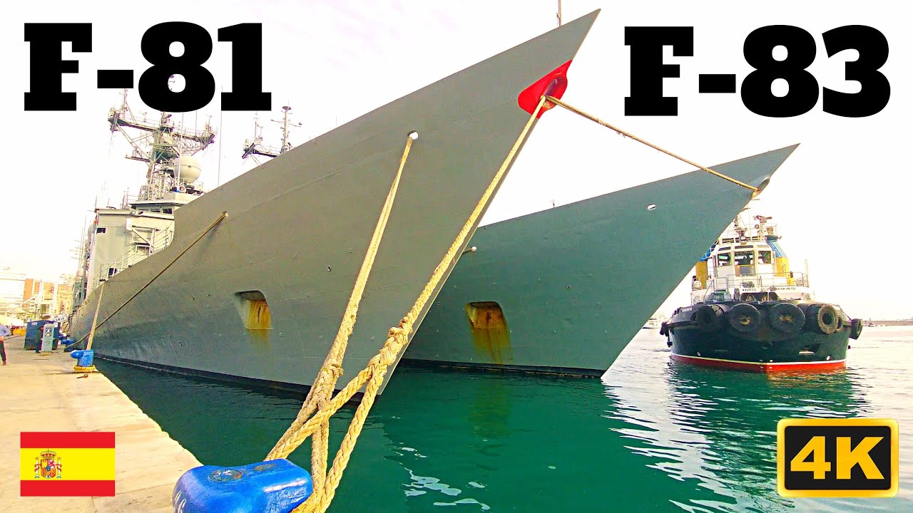 ⚓Spanish Navy - Fragata Santa María F-81 & Numancia F-83 Ships in ...