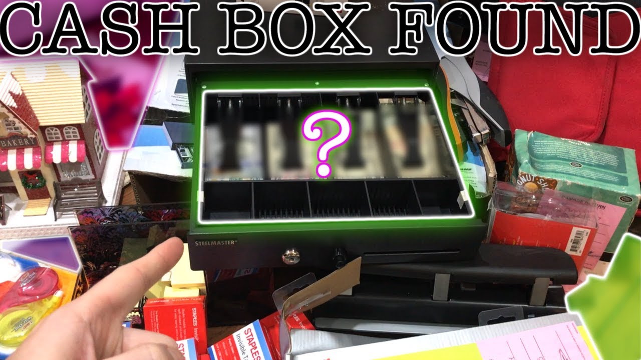 FOUND CASH BOX! IN STORES DUMPSTER! DUMPSTER DIVE NIGHT #140 - YouTube