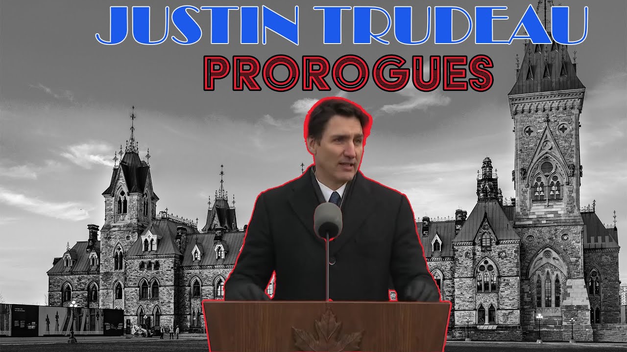 BREAKING NEWS: JUSTIN TRUDEAU PROROGUES! 👍 - YouTube