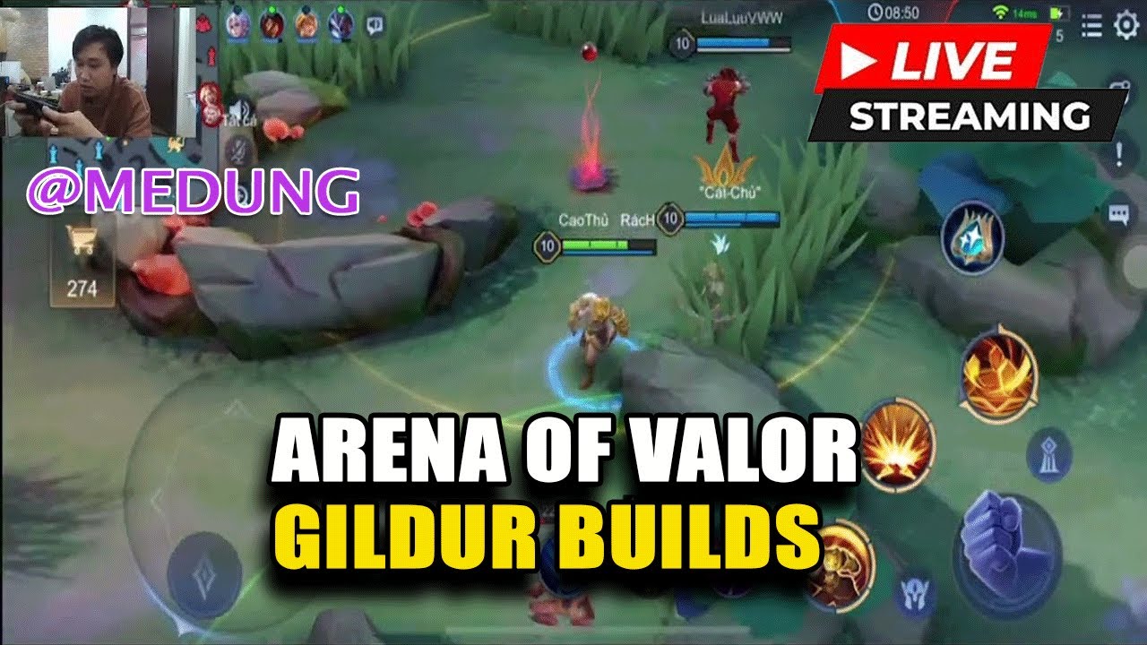 Arena of Valor Gildur Builds by Me Dung - YouTube