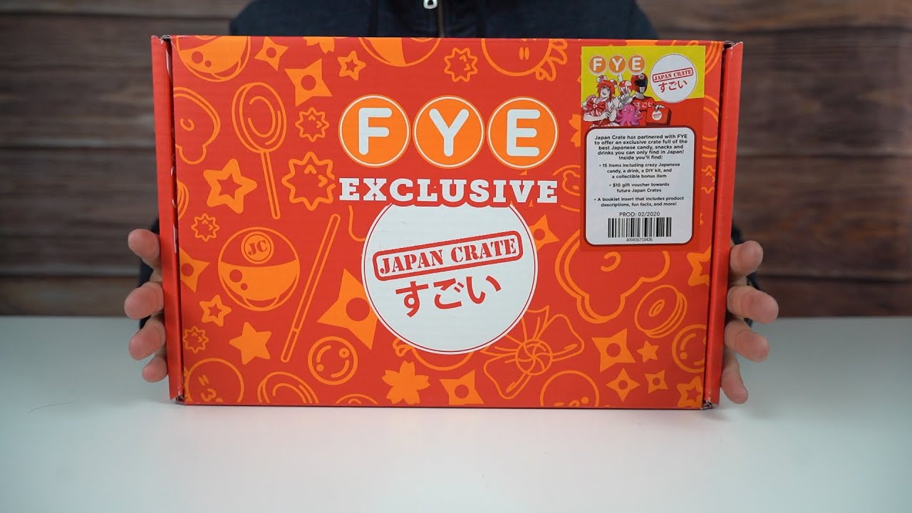 FYE Exclusive Japan Crate 02/2020 (Part 1) Unboxing and Review - YouTube