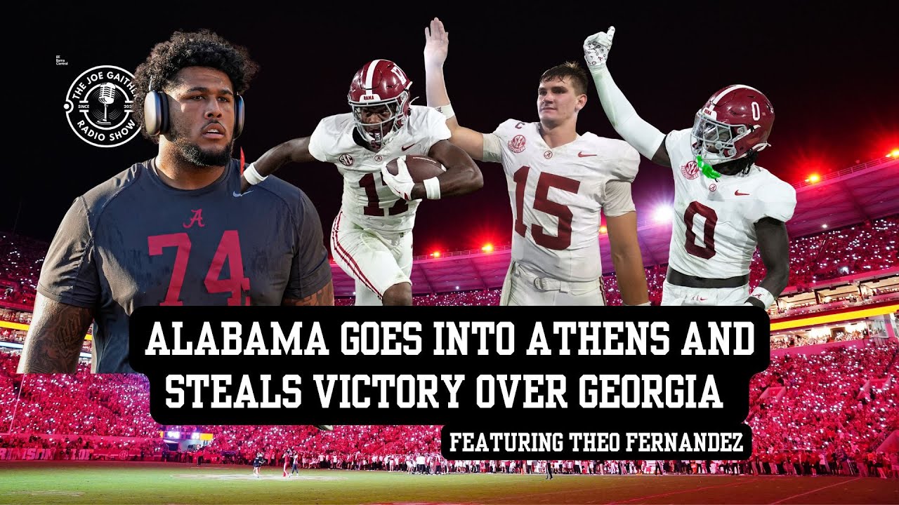 Alabama Goes on The Road and Steals Victory Over Georgia - YouTube