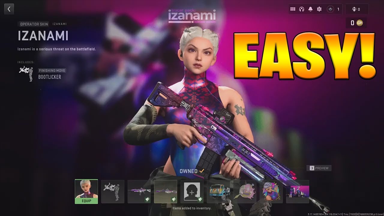 How to get the Izanami Operator EARLY FREE in Call of Duty: MW2 and ...