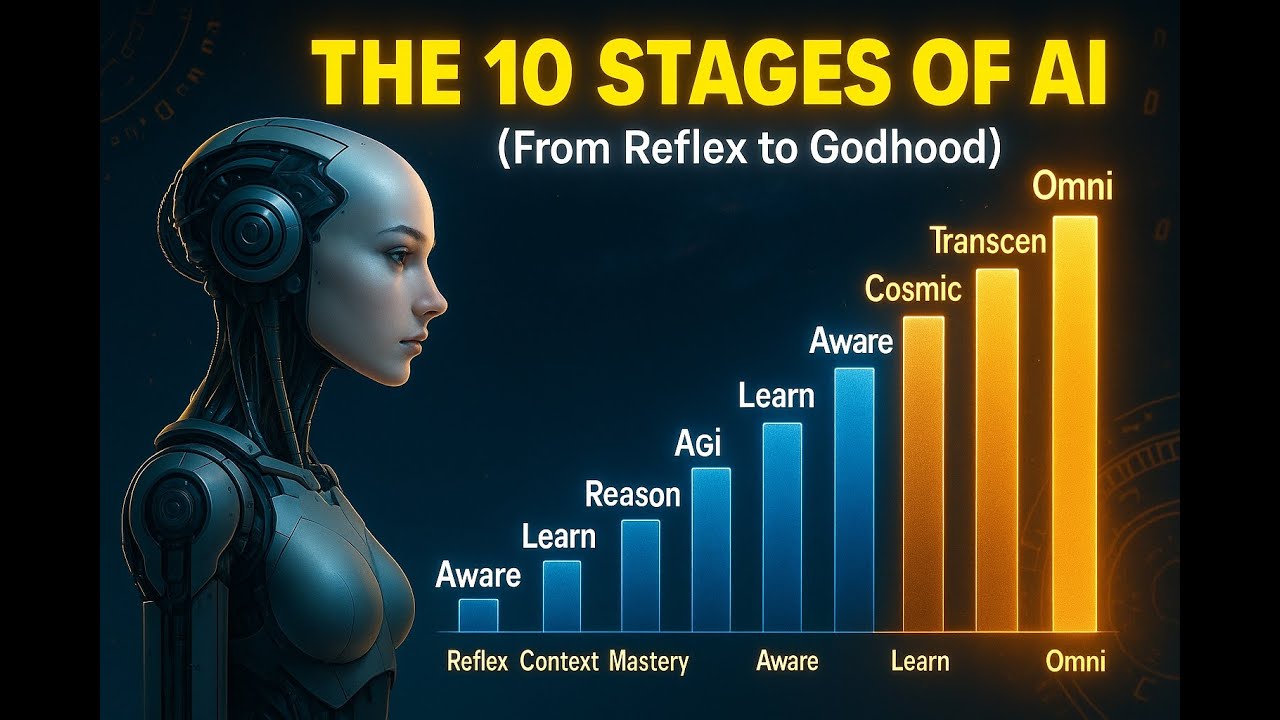 10 STAGES of AI Evolution 🚀 | From Digital Reflexes to GOD-LIKE ...