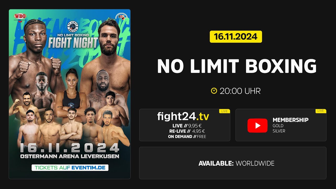 No Limit Boxing Fight Night: Undercard - YouTube