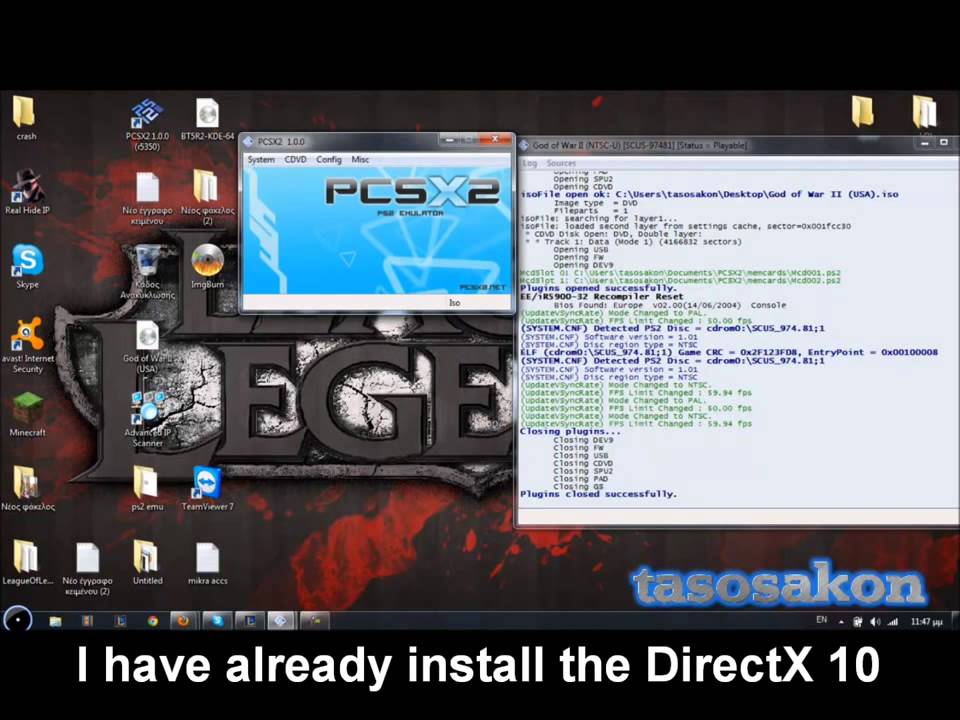 PCSX2 Last edition How to fix slow motion problem HD - YouTube