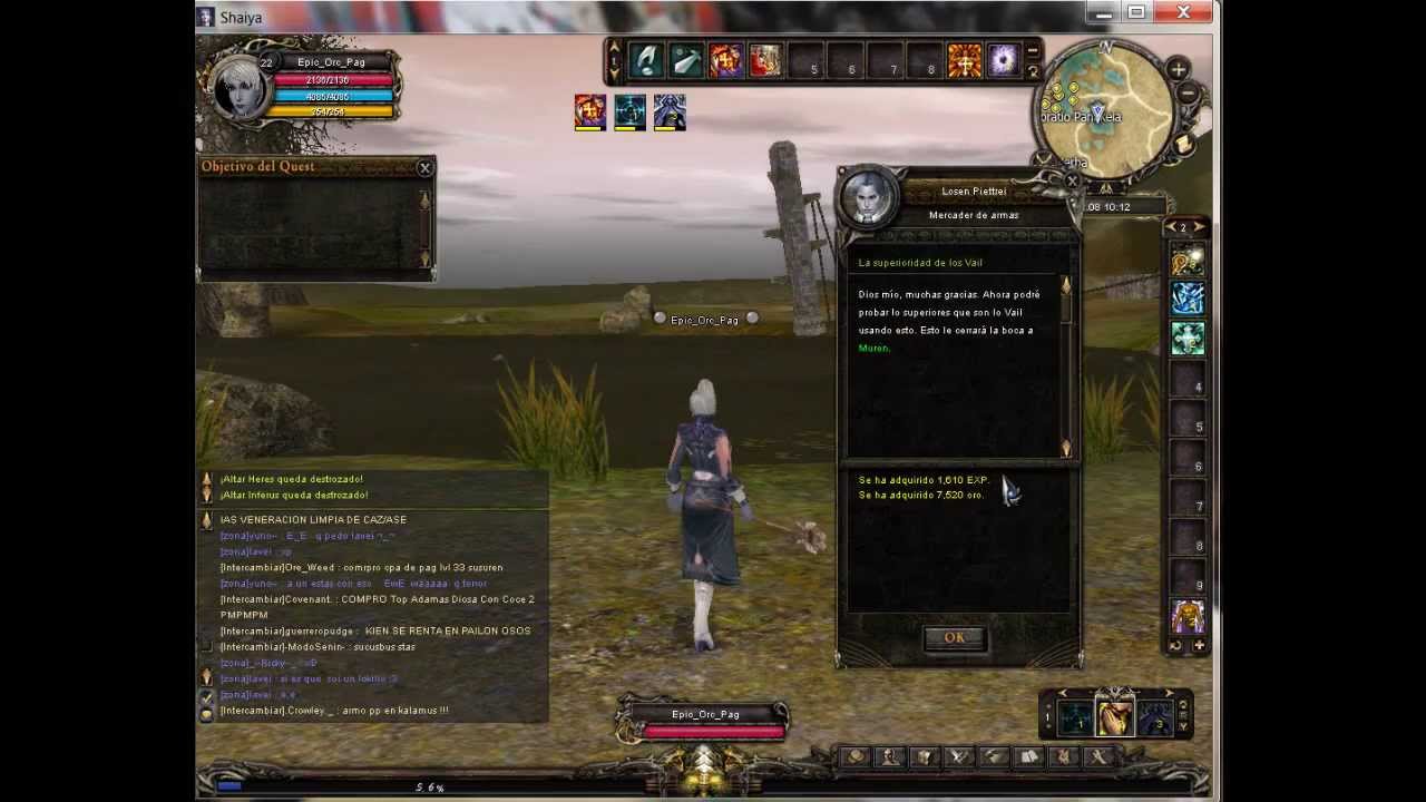 Shaiya Quest Anteriores Para El Set 21 um (Vails Oraculo) Furia - YouTube