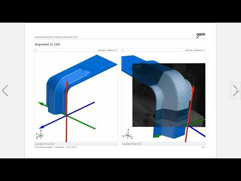 GOM Correlate Video Tutorial Chapter 6 (Reporting) - YouTube