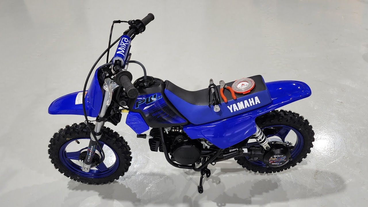 How to safety wire grips and throttle cable on a pw50. Like, Share ...