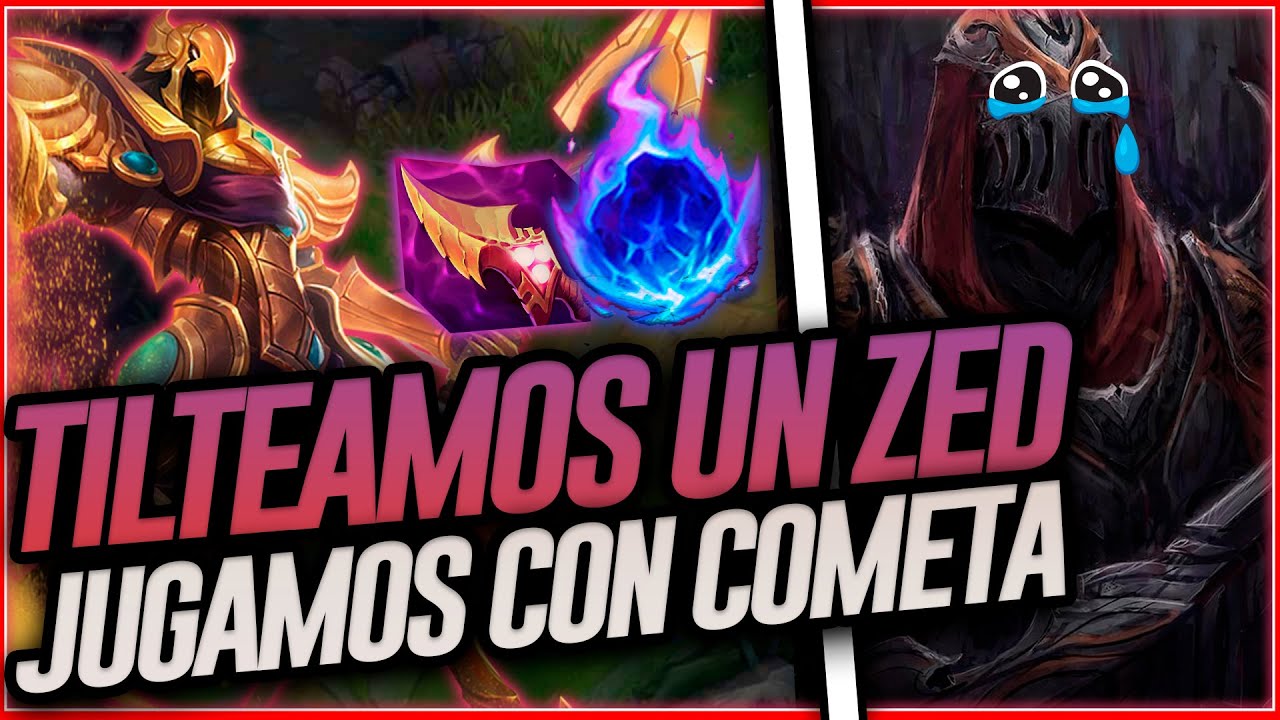 ¡JUGAMOS CONTRA UN ZED LLORON *RUNAS POKEADORAS* - LEAGUE OF LEGENDS ...