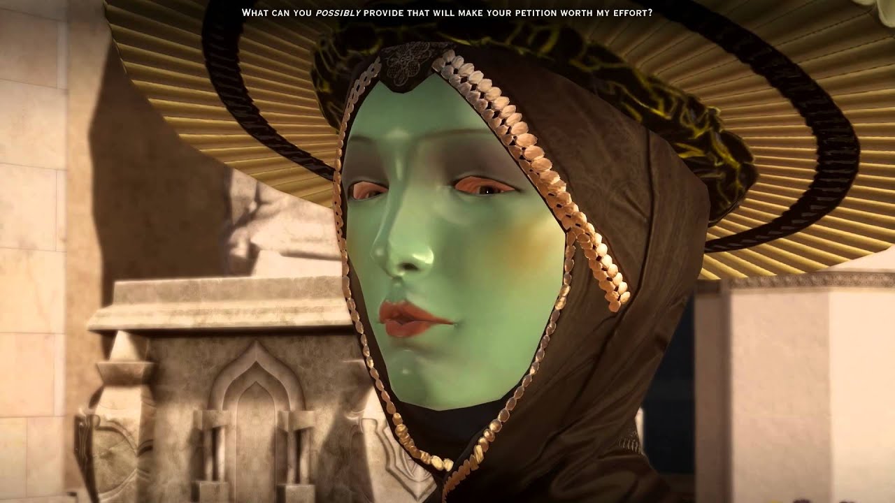 Dragon Age: Inquisition - Minister Bellise and the Inquisitor - YouTube