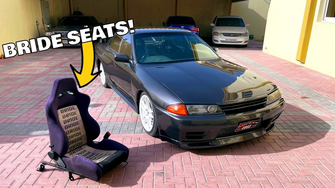 BRIDE SEATS for the R32 SKYLINE! - YouTube