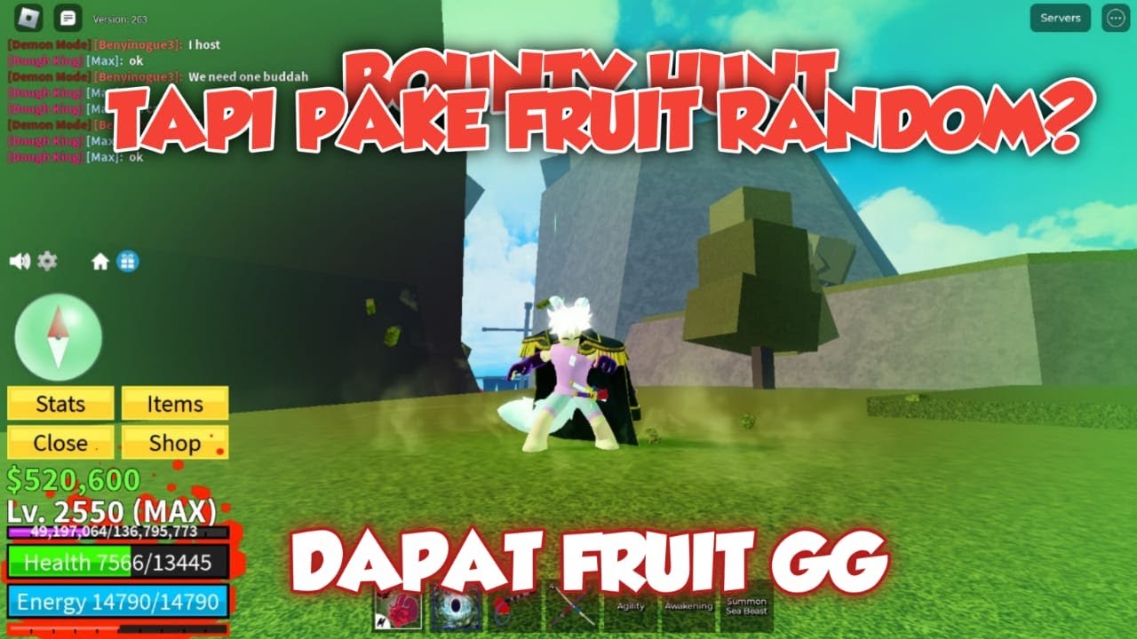 Bounty Hunt tapi pake fruit Random! - Blox Fruit - YouTube