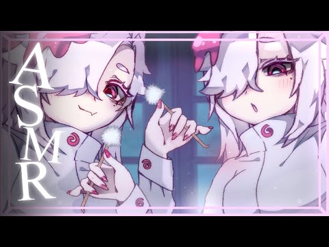 【ASMR RP】Twin Ear Cleaning Package! [ Fluffy, Wooden, Cotton Ear Picks, Slime and Lotion ] みみかき