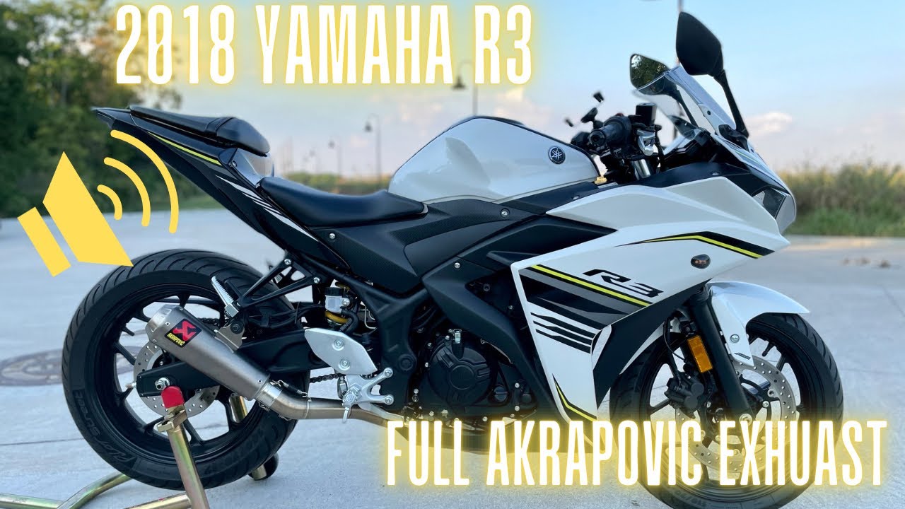 *FULL Akrapovič Exhuast Sound* Yamaha R3 || HIGH QUALITY - YouTube