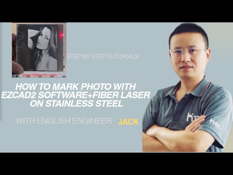 Tutorials: How to engrave photo/picture/bitmap with EZCAD 2 by fiber ...