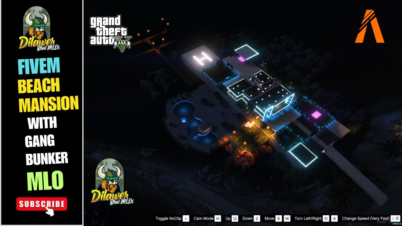 Fivem exploring Gta 5 beach gang mansion with add gang bunker mlo Fivem ...
