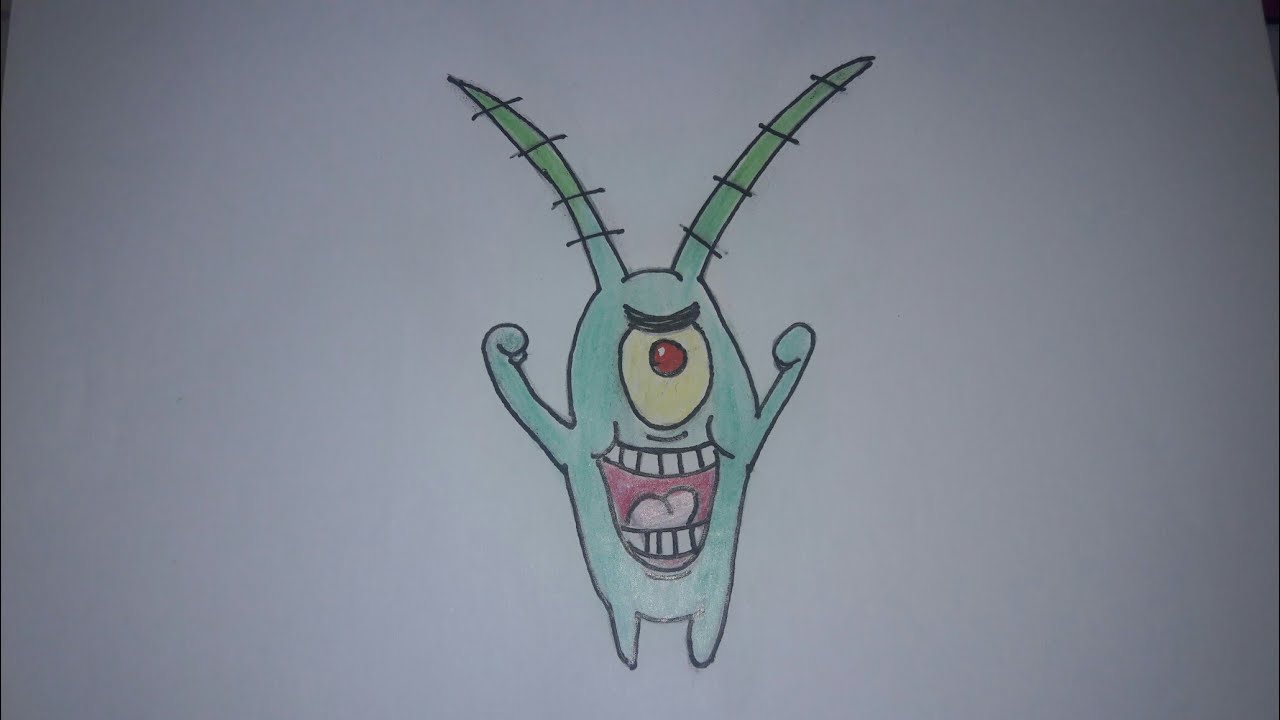 Drawing Shamshon in cartoon SpongeBob رسم شمشون في كرتون اسبونج بوب ...