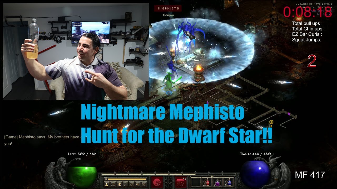 Diablo 2 Resurrected Nightmare Ice Queen hunts for the Dwarf Star - YouTube