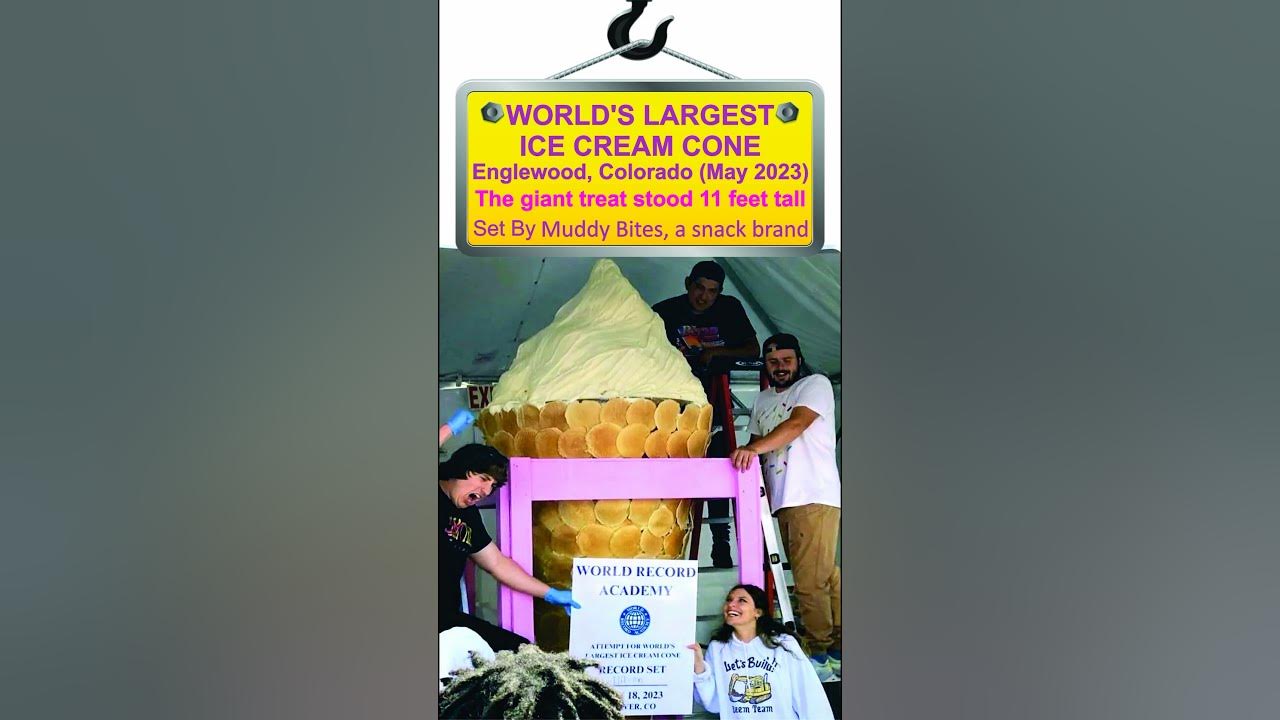 All World Records Information, Largest Ice cream Cone - YouTube