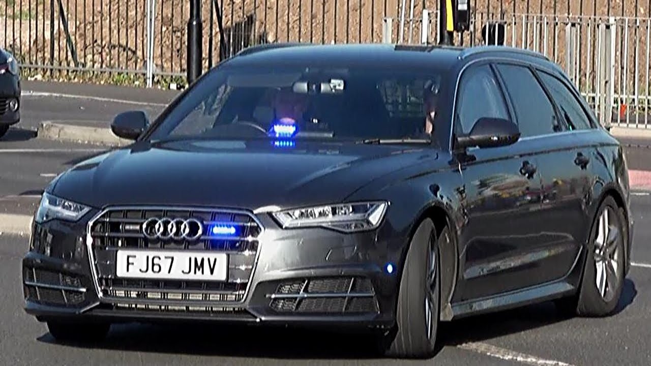 West Midlands Police Firearms - Unmarked Audi A6 ARV Responding With ...
