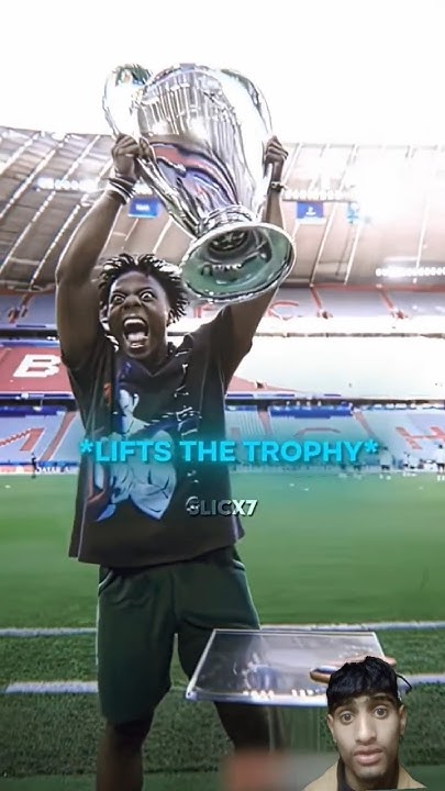 Ishowspeed Lifts The UCL Trophy 🏆 But...😂 | Ishowspeed with UCL Trophy 🏆😱 | #shorts #ishowspeed ...