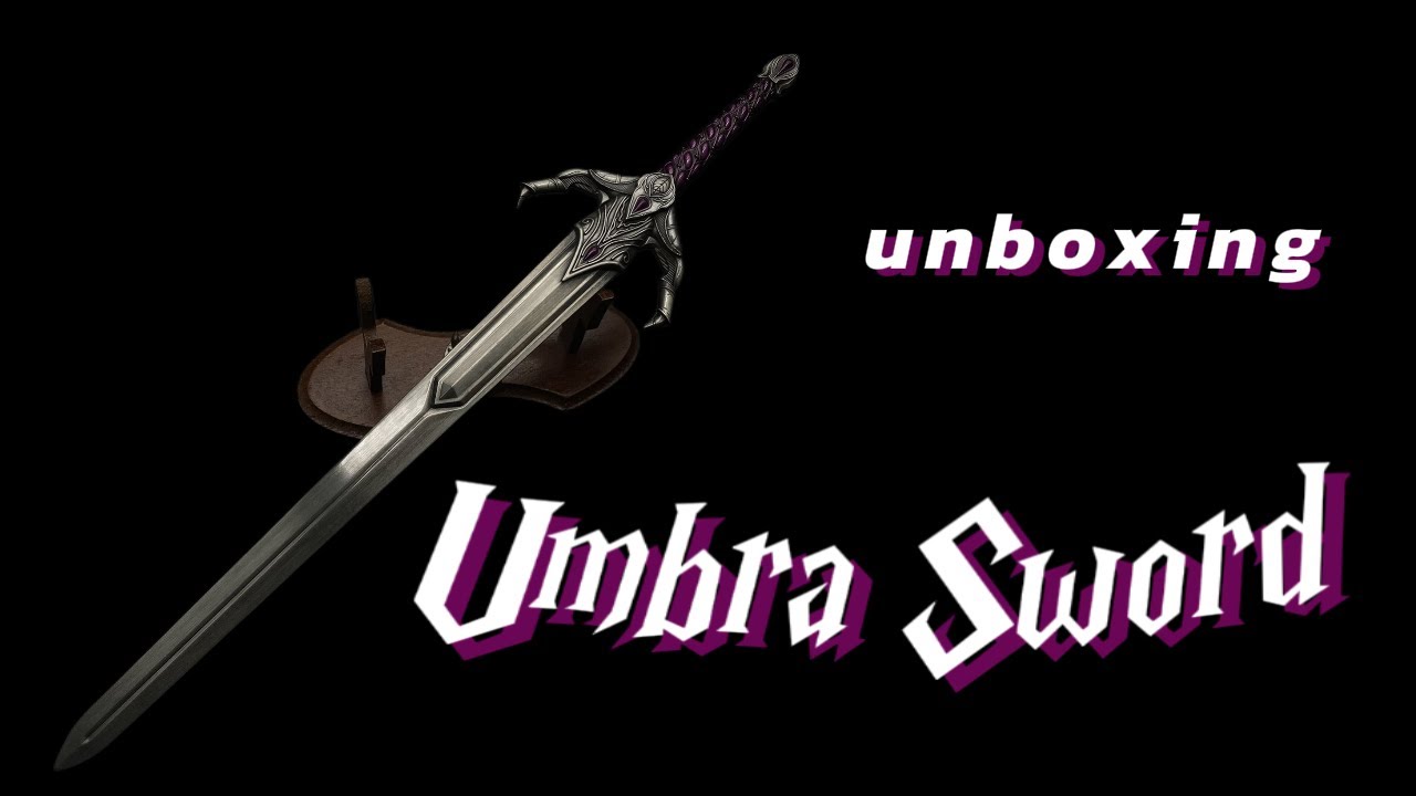 Unboxing The Elder Scrolls 1:3 Scale Umbra Sword ! - YouTube