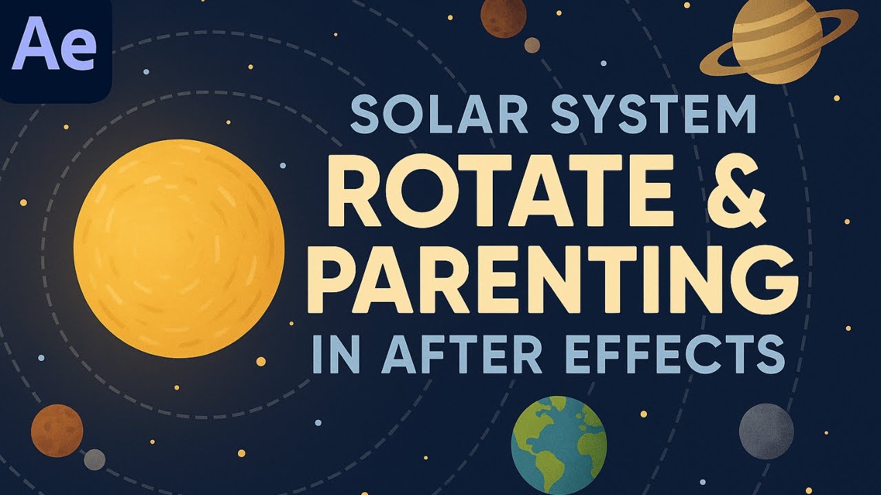 How To Use Rotate and Parenting After Effects - YouTube