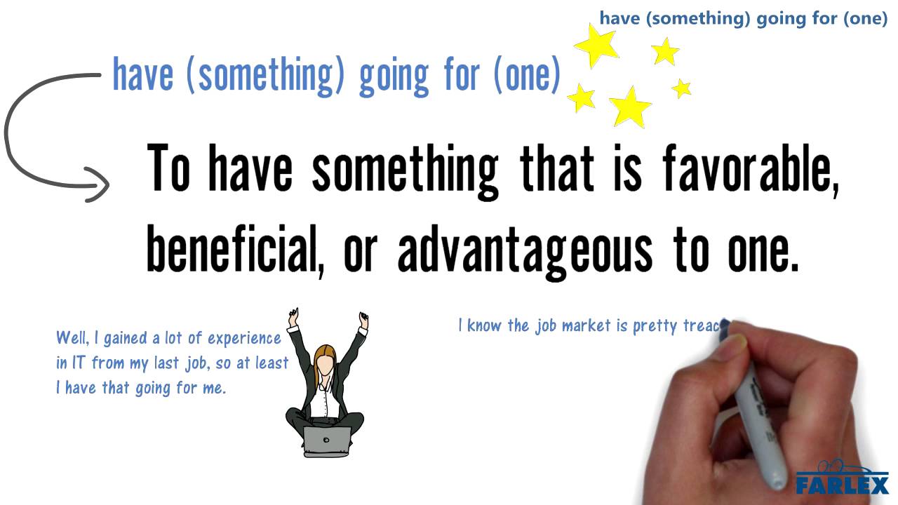 have (something) going for (one) - YouTube
