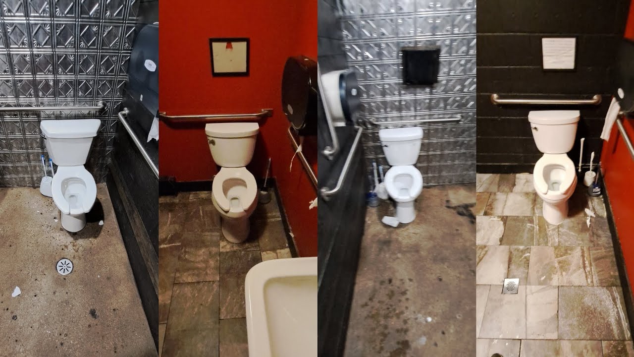 891: Various Toilets - Meat BBQ Unisex Restrooms 🚻 - YouTube