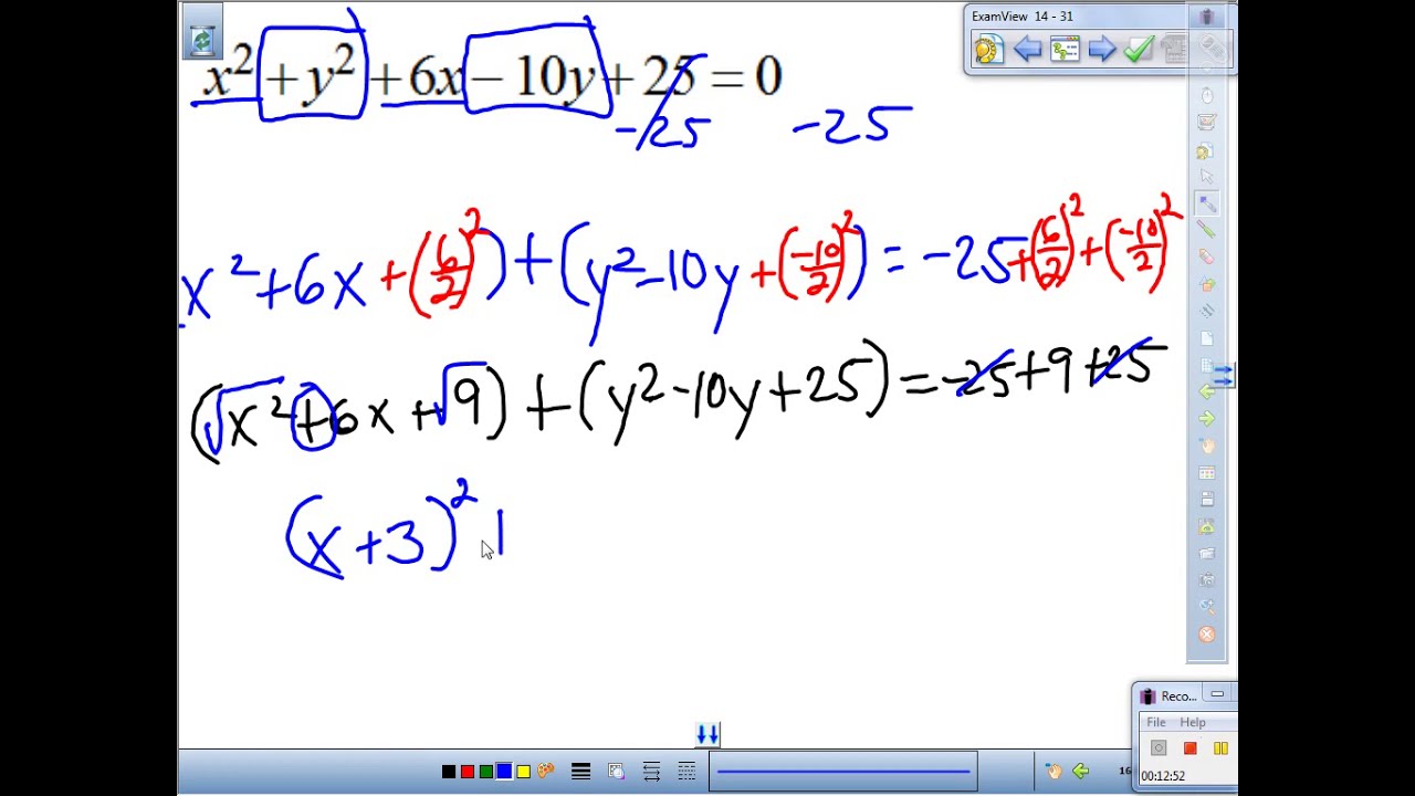 1st Semester Algebra 2 Study Guide Part B (13-25) - YouTube