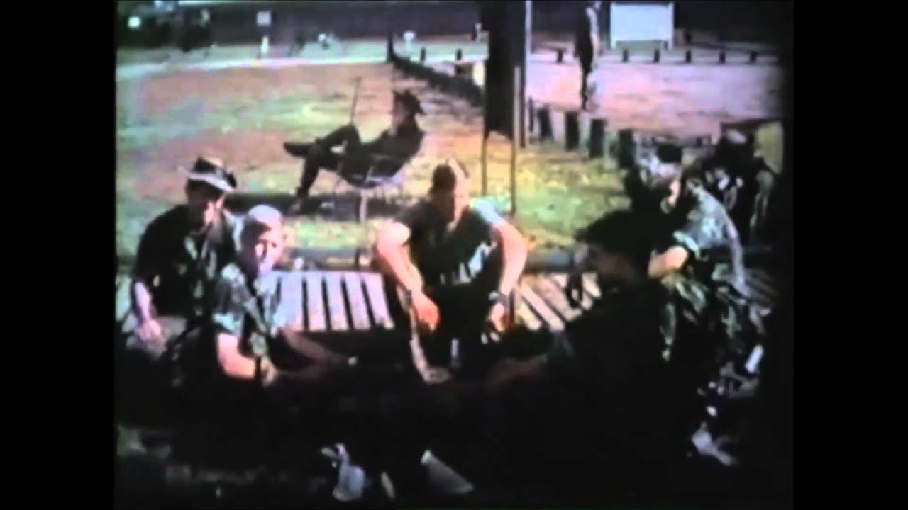 LRRP Rangers hanging out in Vietnam base camp Part 1 - YouTube