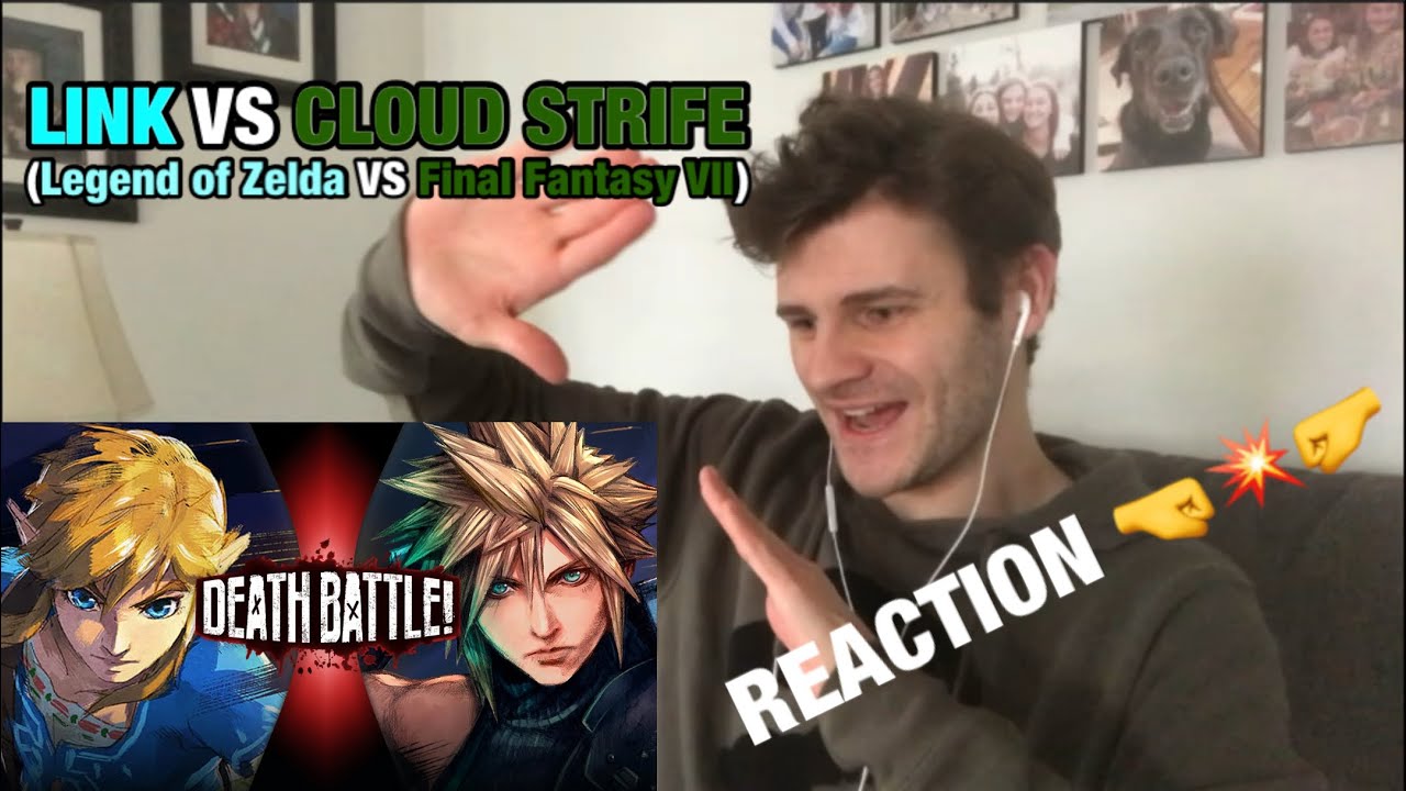 Link VS Cloud Strife (Legend of Zelda VS Final Fantasy VII) | DEATH BATTLE! - REACTION - YouTube