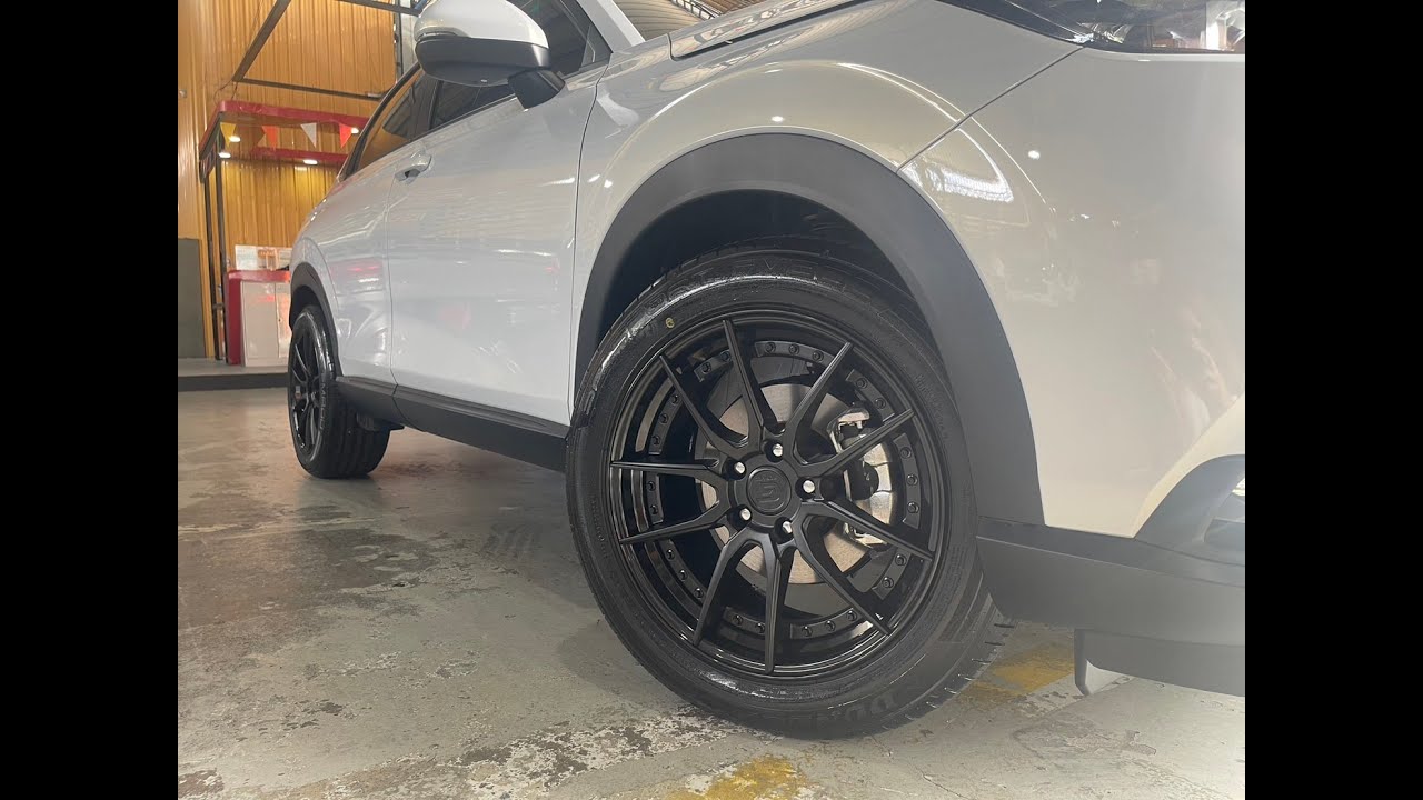 HONDA HRV เปลี่ยนล้อ G-FORGED GF04 18" พร้อมยาง DUNLOP SP SPORT FM800 ...