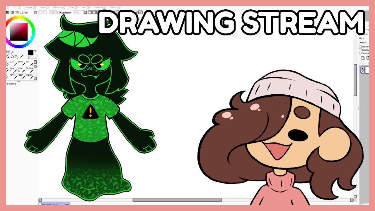 DRAWING THE BABY - Drawing Stream - YouTube