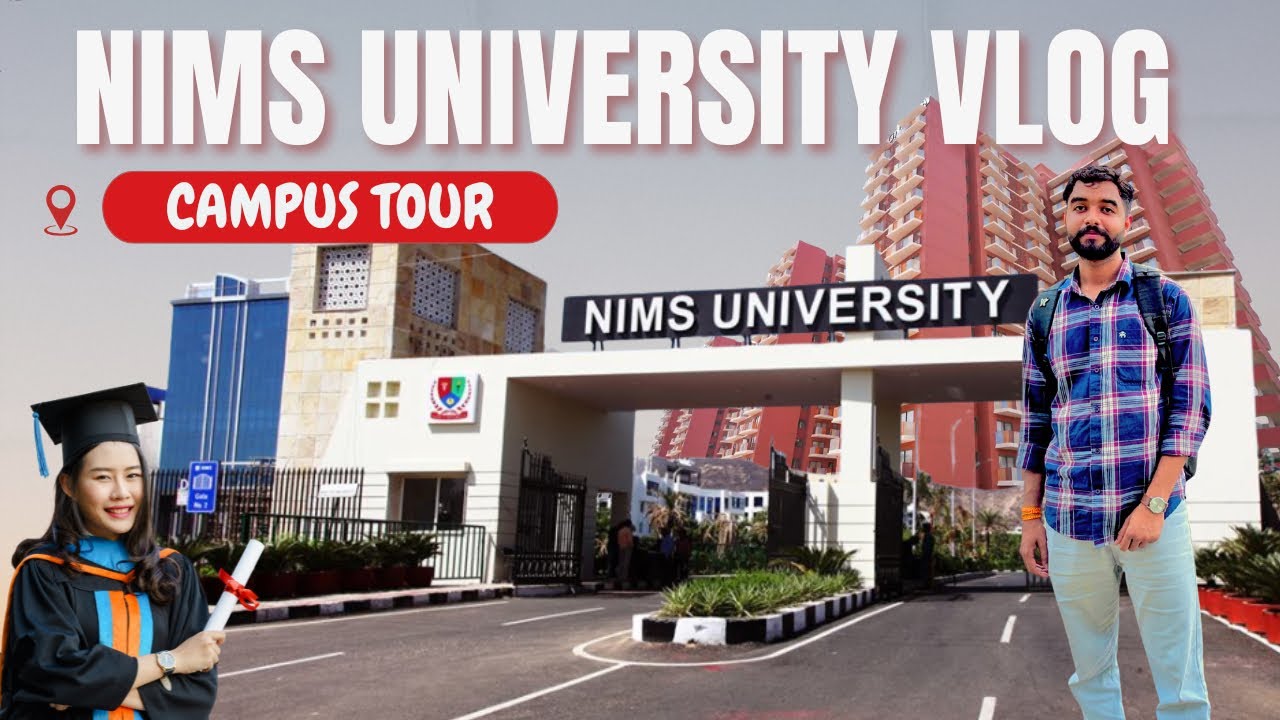 Exploring NIMS University 🏫 | Mini Vlog Tour 2025! - YouTube