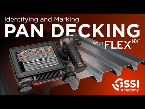 GSSI | Scanning Pan Decking with GSSI's Flex NX® - YouTube