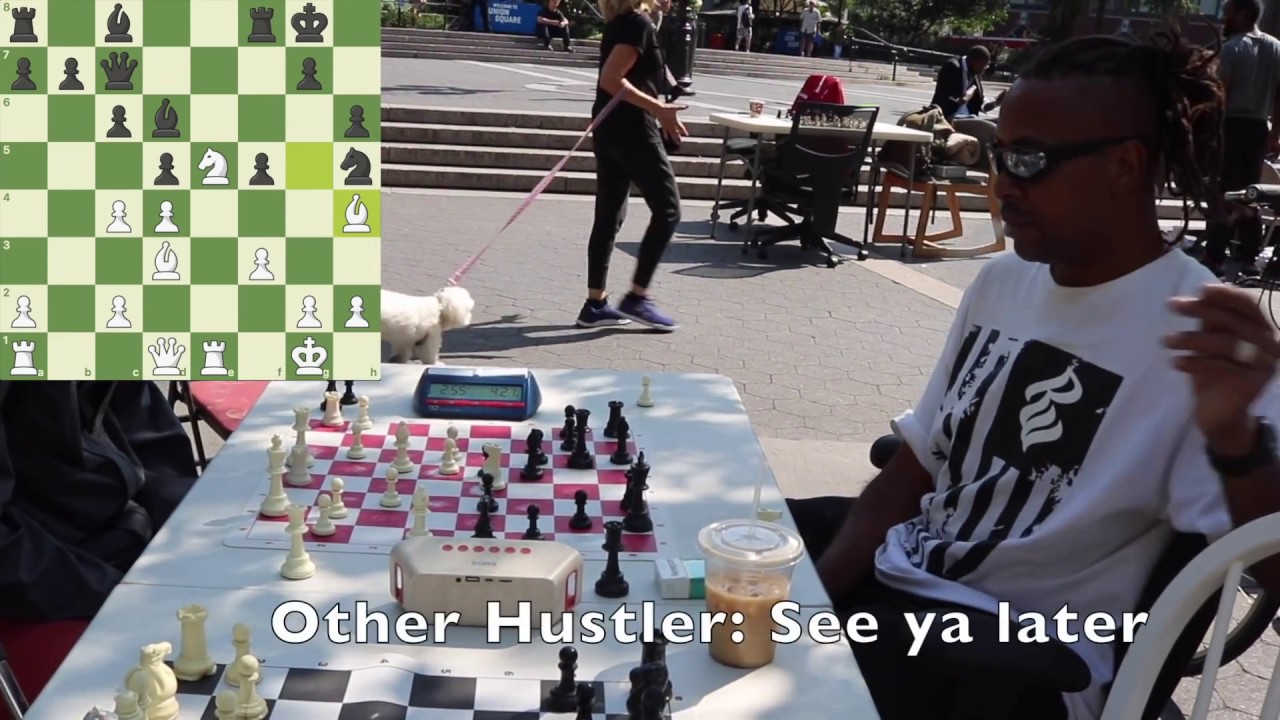 NYC Chess Hustler plays a 3rd game! - NYC Chess Hustling 9 - YouTube