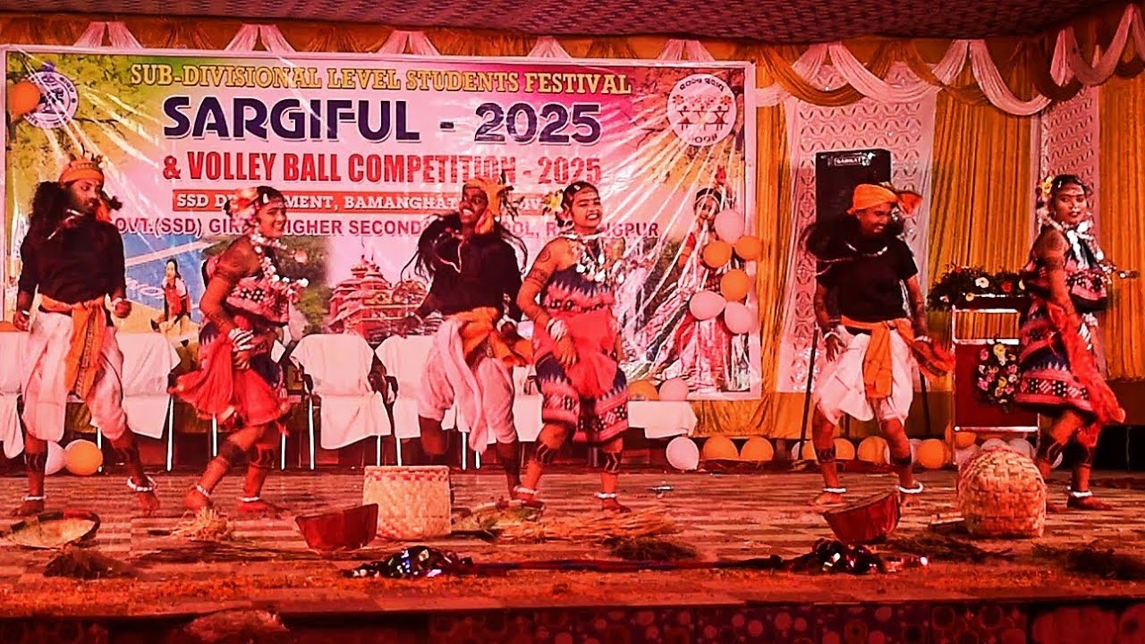 Mix song stage group dance // Sargiful -2025 // Rairangpur - YouTube