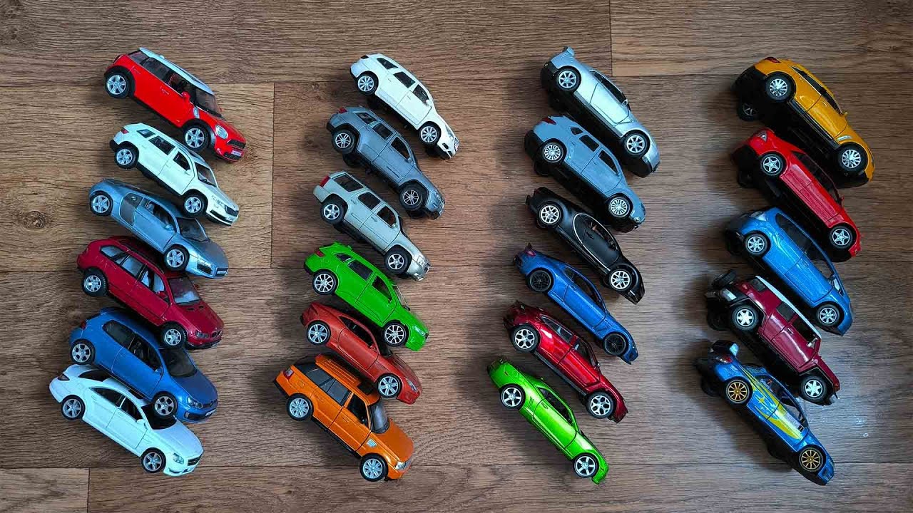 Learn Car Brands and Logos with Various Toy Cars - YouTube