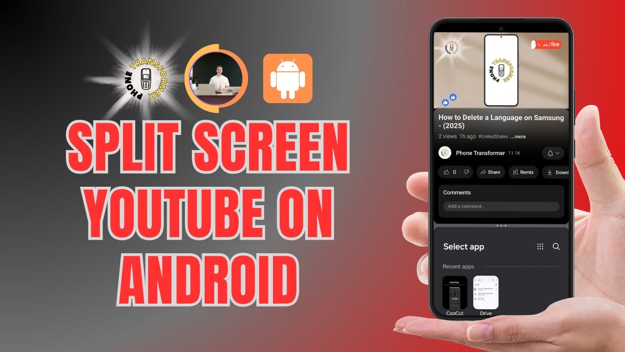 How to Split Screen YouTube on Android - For Beginners - YouTube