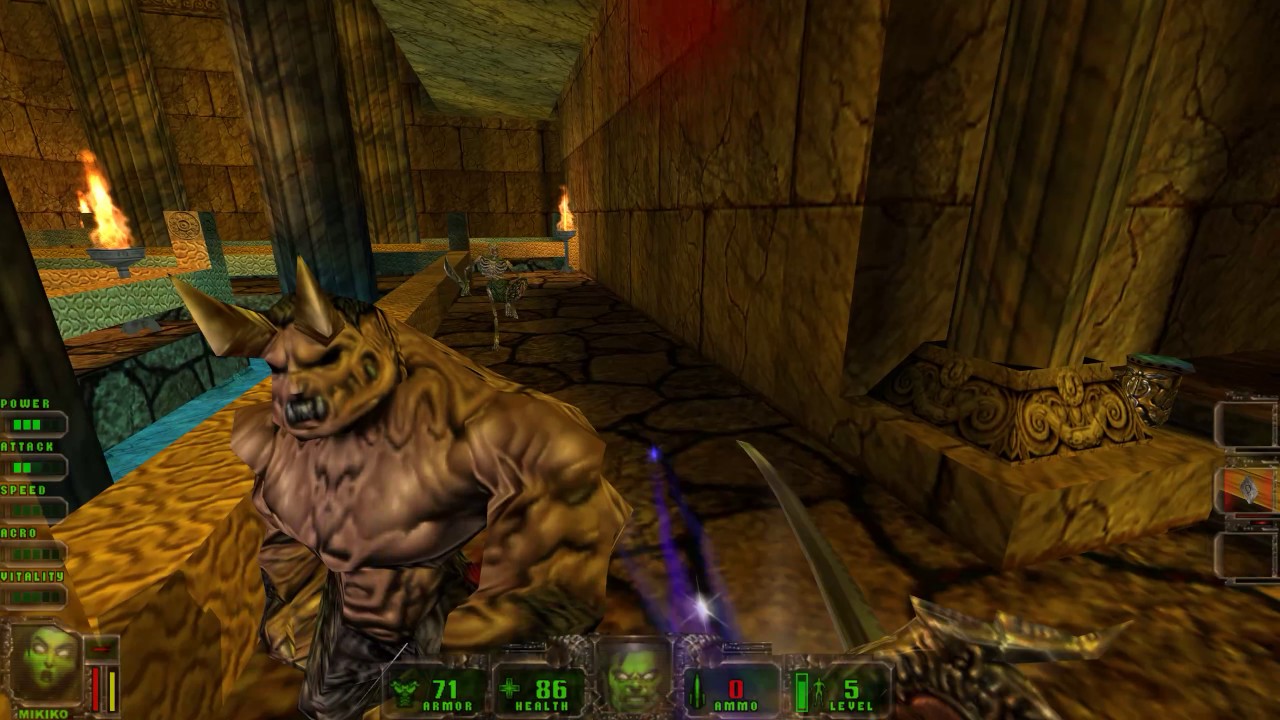 Daikatana PC - 11 Acropolis - 1440p 60fps No Commentary - YouTube