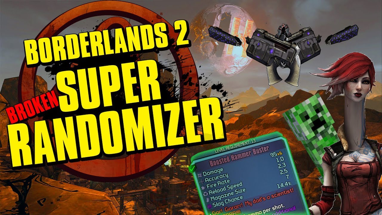 NEARLY UNPLAYABLE -Borderlands 2 Super Randomizer Stream Highlights - YouTube