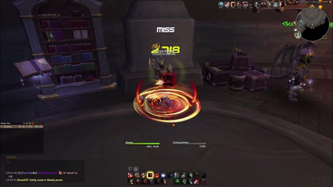 Classic Floating Combat Text - Settings - YouTube