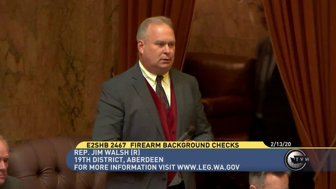 Rep. Jim Walsh speaks on the House floor against imposing a state fee ...
