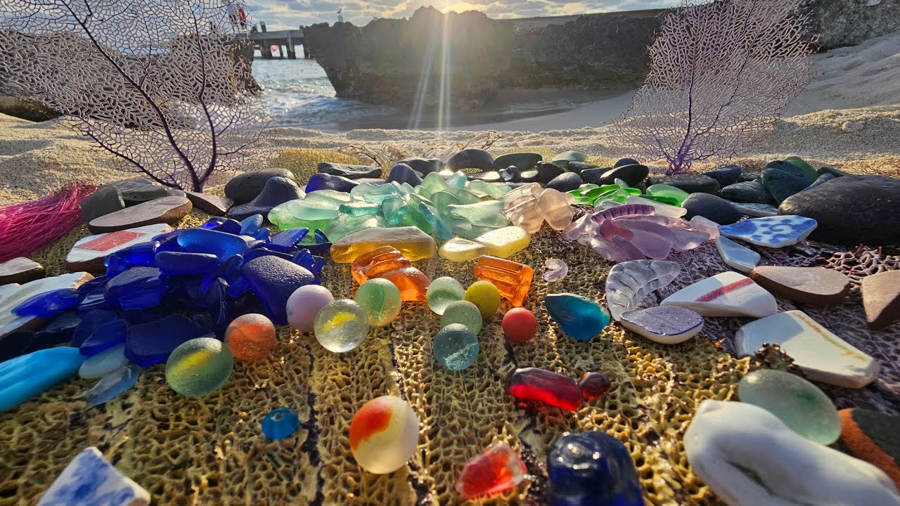 🇰🇾Cayman Islands Sea Glass Finds REVEAL🍭🍬 - YouTube