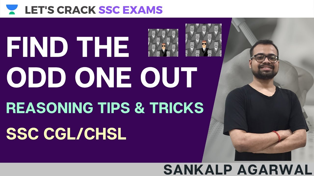 Find Odd One Out [Reasoning Questions] | SSC CGL/CHSL Reasoning Odd One ...