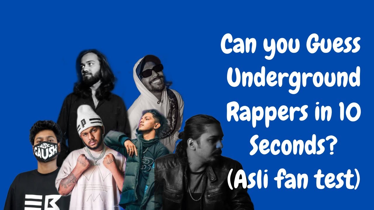Can you Guess Underground Rappers Songs in 10 seconds???(Asli Fan Test ...